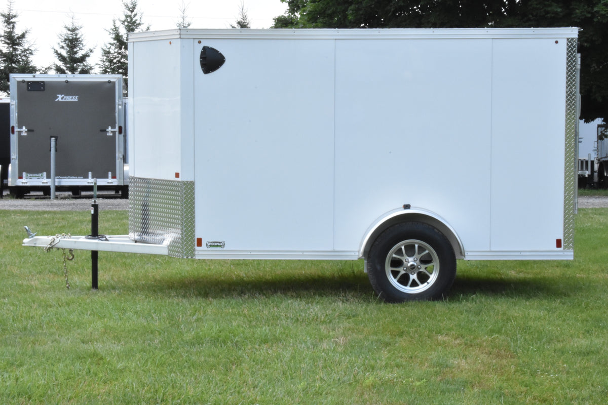 5' x 10' Enbeck Single Axle Aluminum Enclosed Cargo Trailer (2025 ...