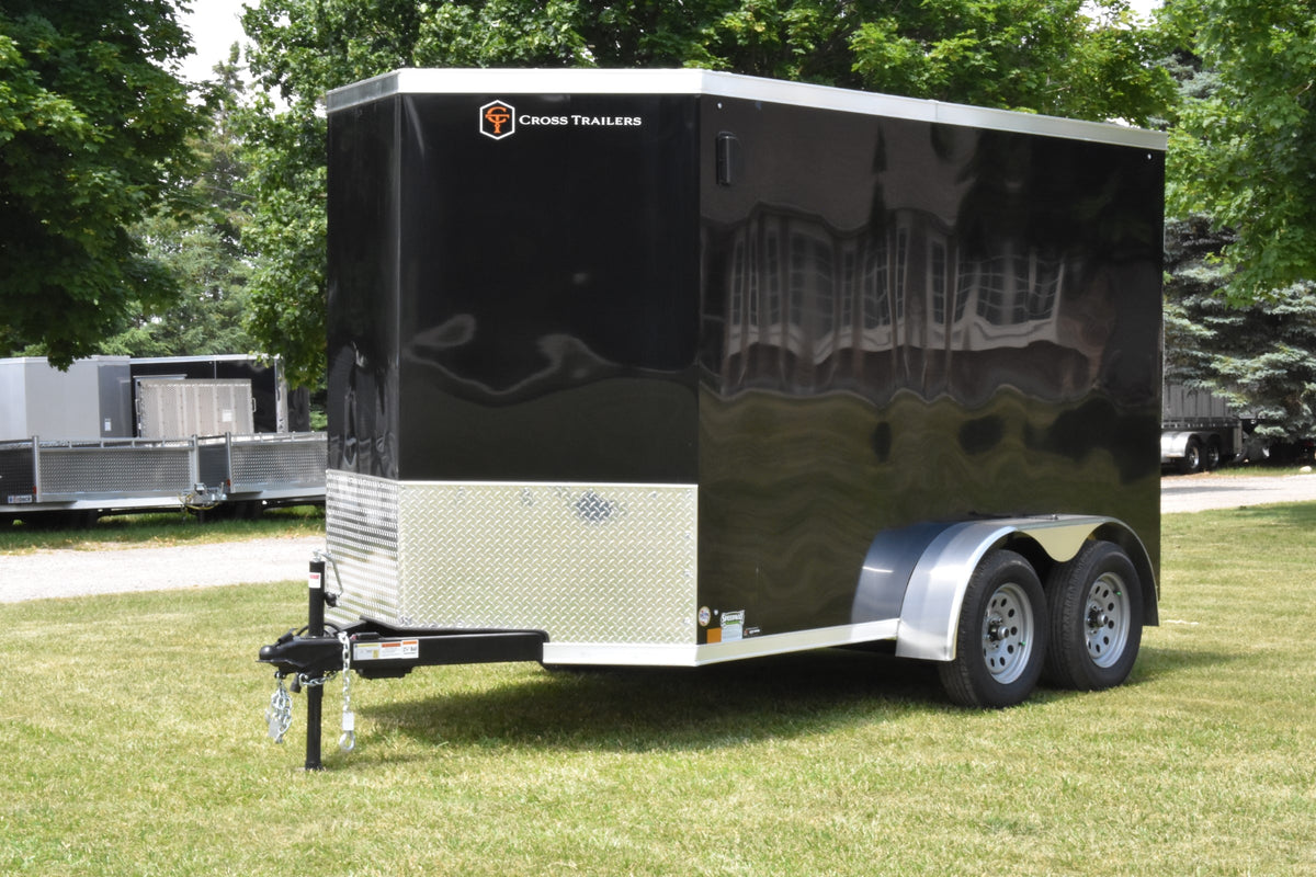 6' x 12' Cross Alpha Series Tandem Axle Enclosed Trailer (2024 ...