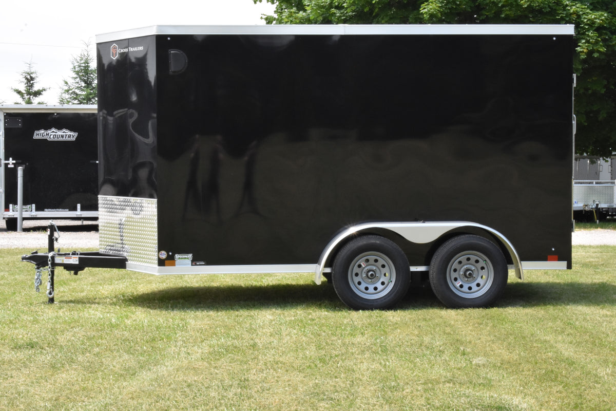 6' x 12' Cross Alpha Series Tandem Axle Enclosed Trailer (2024 ...