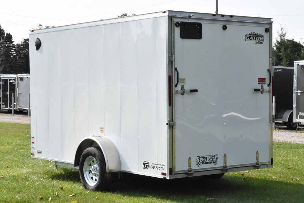 6' x 12' Gator Elite Single Axle Enclosed Trailer – Speedway Trailers