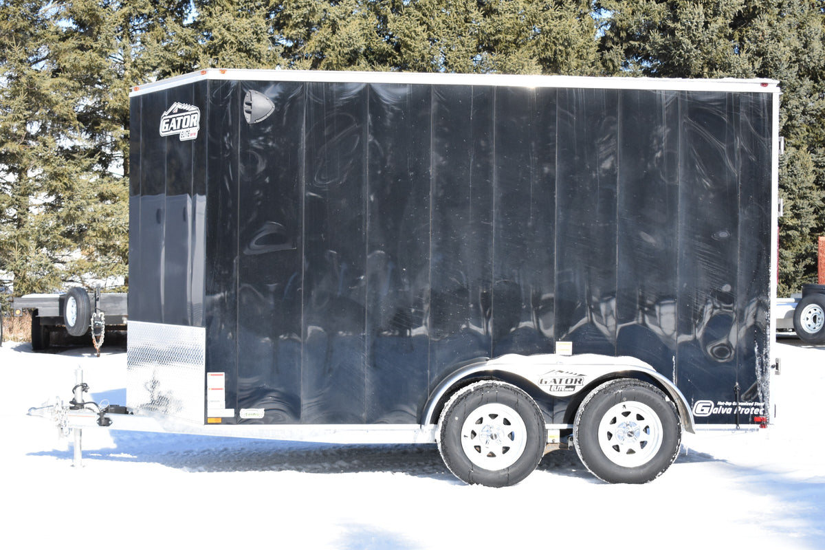 7' x 12' Gator Elite Tandem Axle Enclosed Cargo Trailer (2025 ...