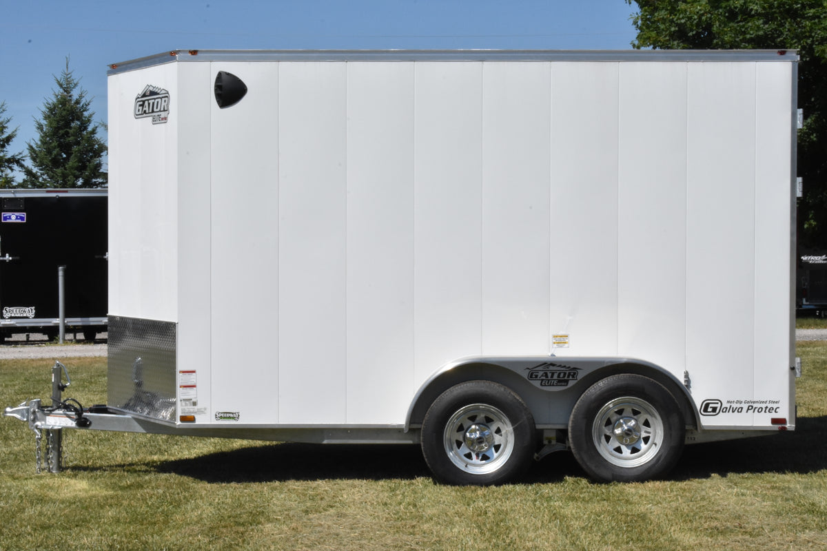 7' x 12' Gator Elite Tandem Axle Enclosed Cargo Trailer (2025 ...