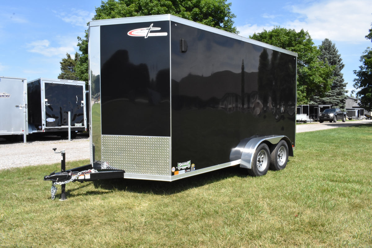 7' x 14' Cross Alpha Series Tandem Axle Enclosed Cargo Trailer (2024 ...