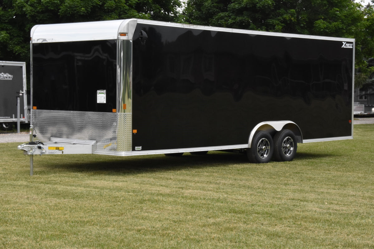8.5' x 24' Alcom Xpress Tandem Axle Aluminum Enclosed Car Hauler ...