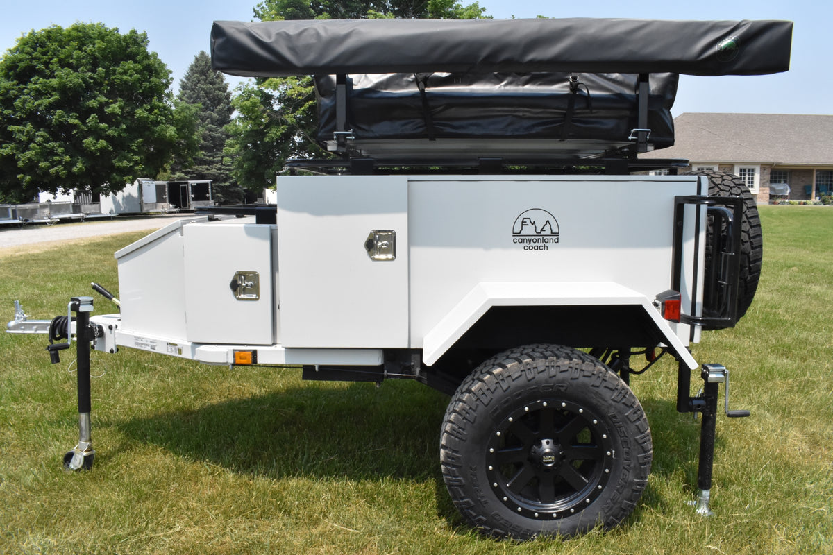 81" x 10' Canyonland Coach Single Axle Steel Overland Camper Trailer w ...