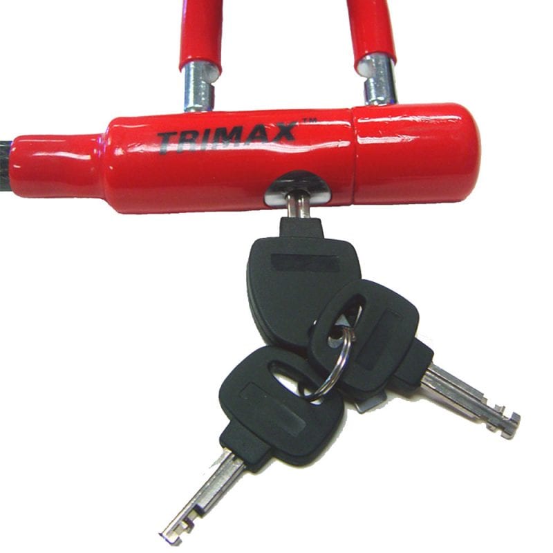 Trimax Trimaflex Max-Dual Force U-Shackle Cable Lock - 72" x 15mm ...